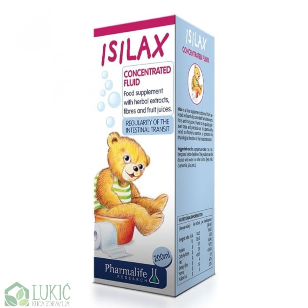ISILAX sirup - Prirodno rešenje za opstipaciju kod dece i odraslih ...