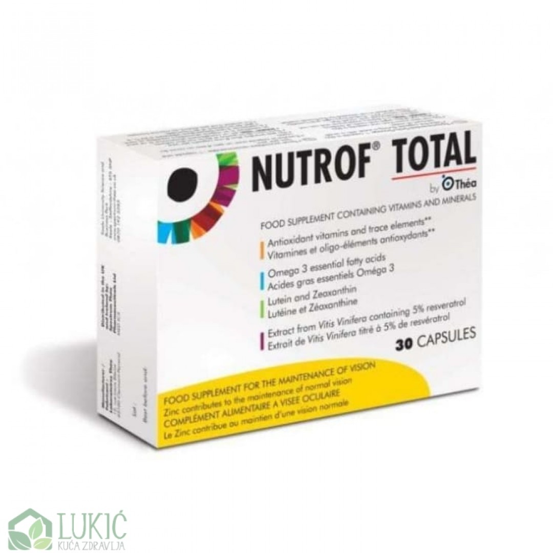 Nutrof Total – zaštita i očuvanje vida | Apoteka Lukić