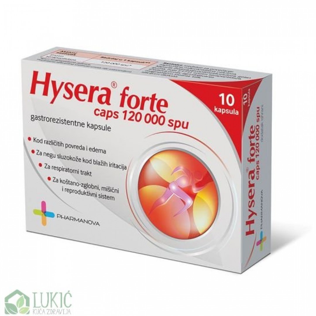 Hysera® Forte – prirodna podrška protiv upala i otoka | Apoteka Lukić