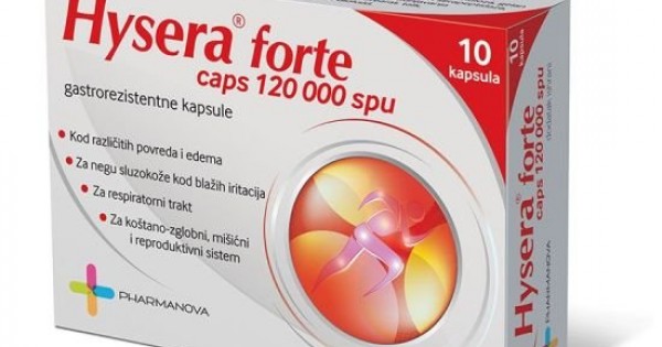 Hysera® Forte – prirodna podrška protiv upala i otoka | Apoteka Lukić