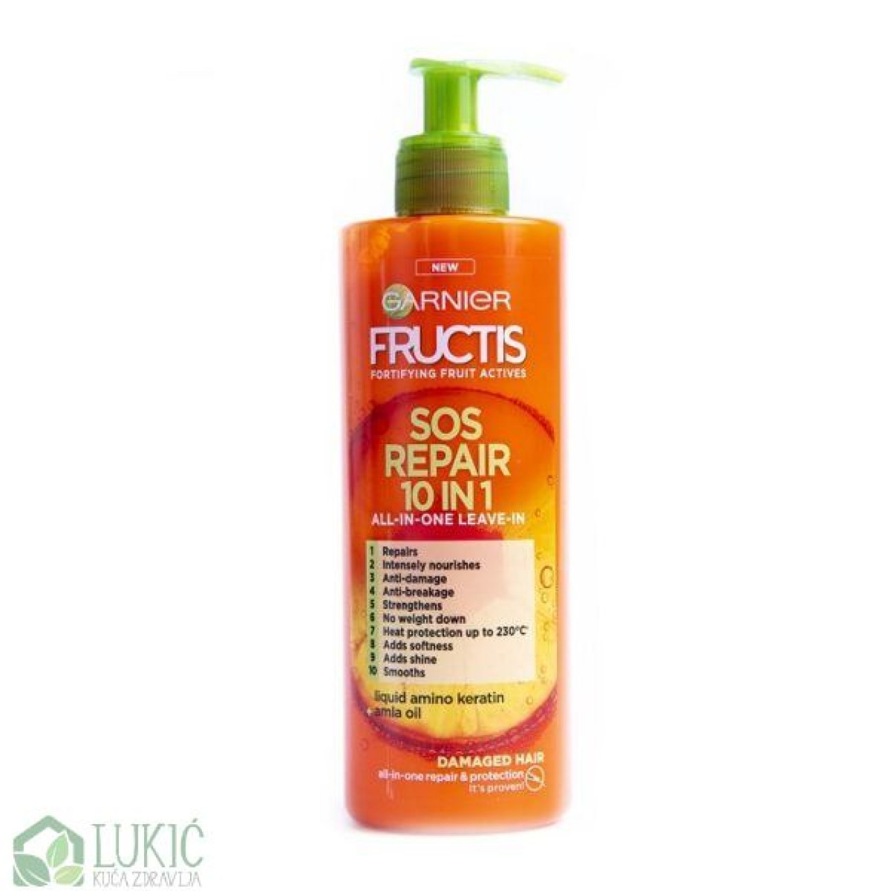 Fructis SOS Repair 10u1 Krema za kosu – Obnavlja i štiti kosu | Apoteka ...