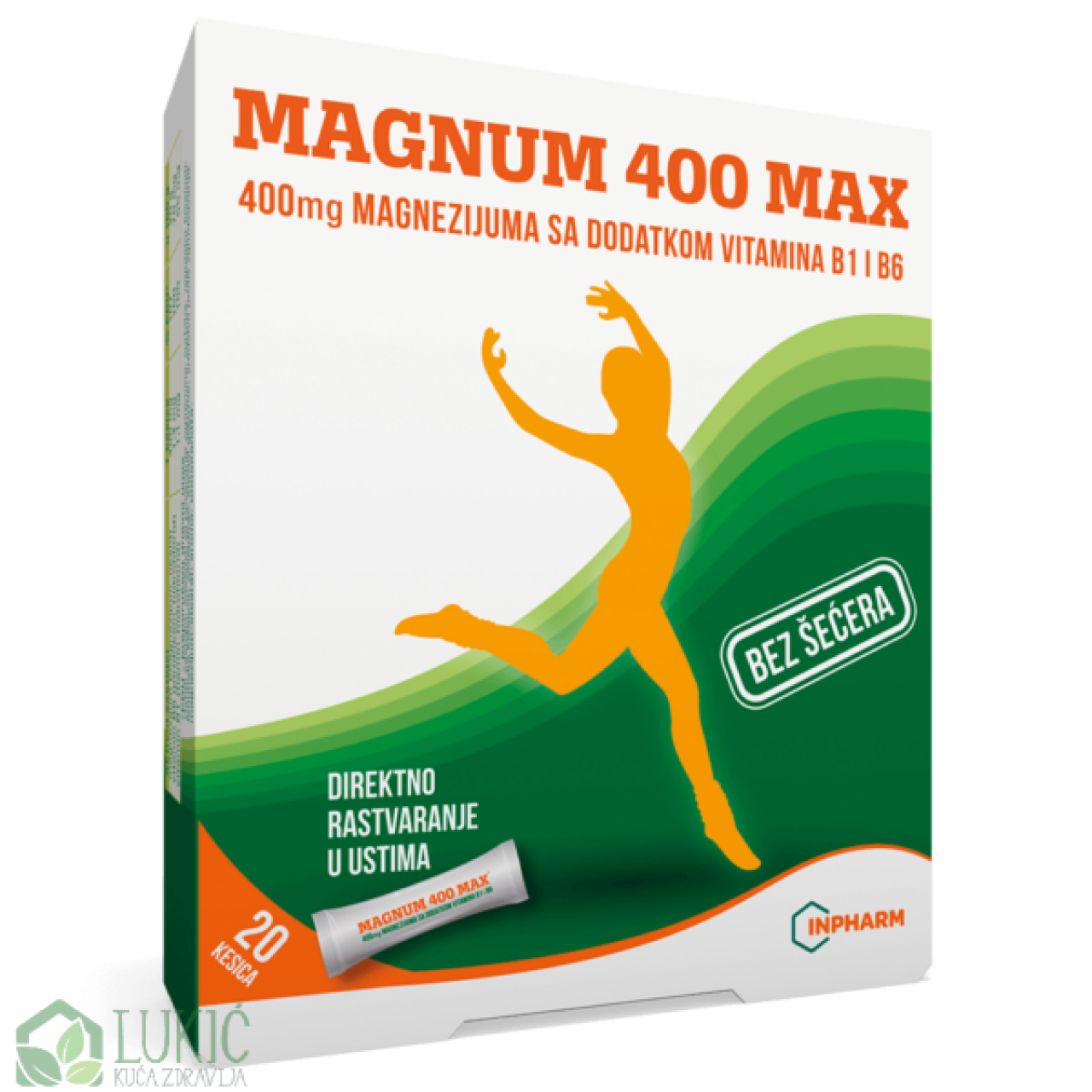 MAGNUM 400 MAX - Maksimalna doza magnezijuma za mišiće i nervni sistem ...