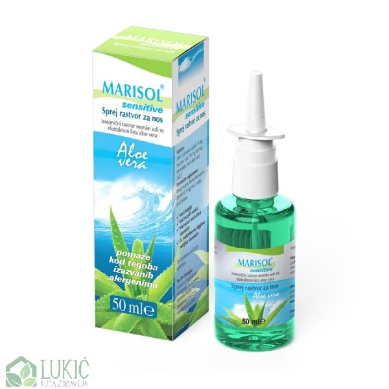 MARISOL® Sensitive sprej za nos - Aloe vera i morska so za hidrataciju ...