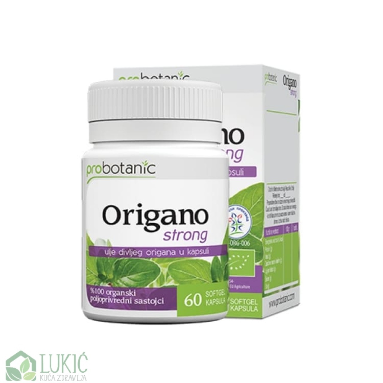 Origanol Strong kapsule | Organsko ulje divljeg origana | Apoteka Lukić