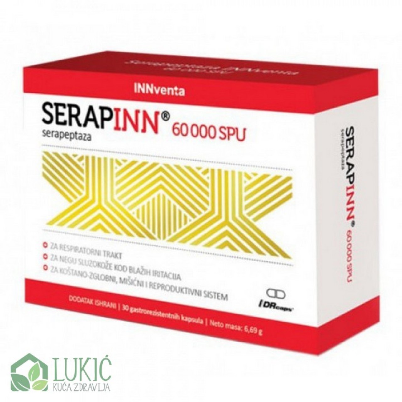 SERAPINN® – Enzim serapeptaza za bol, otok i inflamaciju | Apoteka Lukić