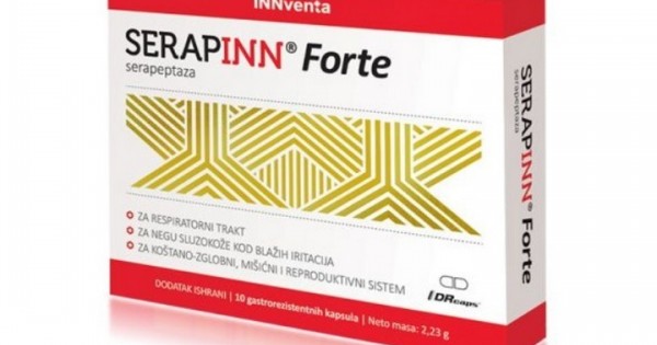 SERAPINN® FORTE – Serapeptaza za akutna stanja, bol i otok | Apoteka Lukić