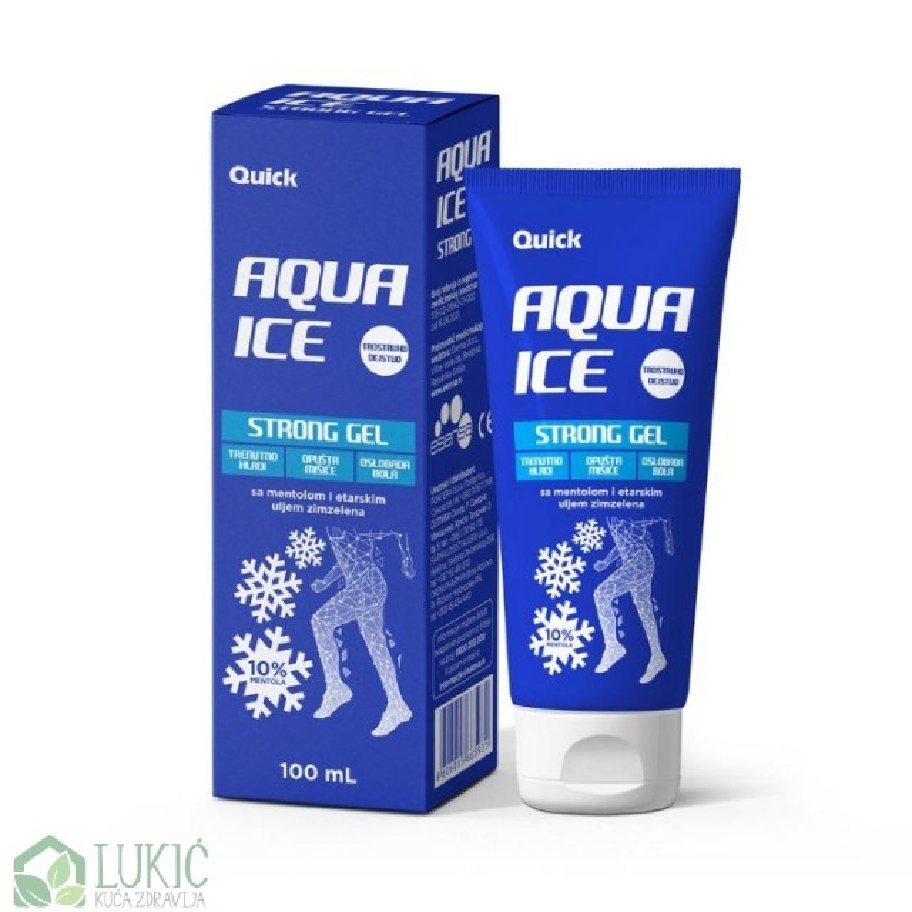 Aqua Ice Strong 10% Gel - Trenutno Olakšanje za Bolove u Zglobovima i ...