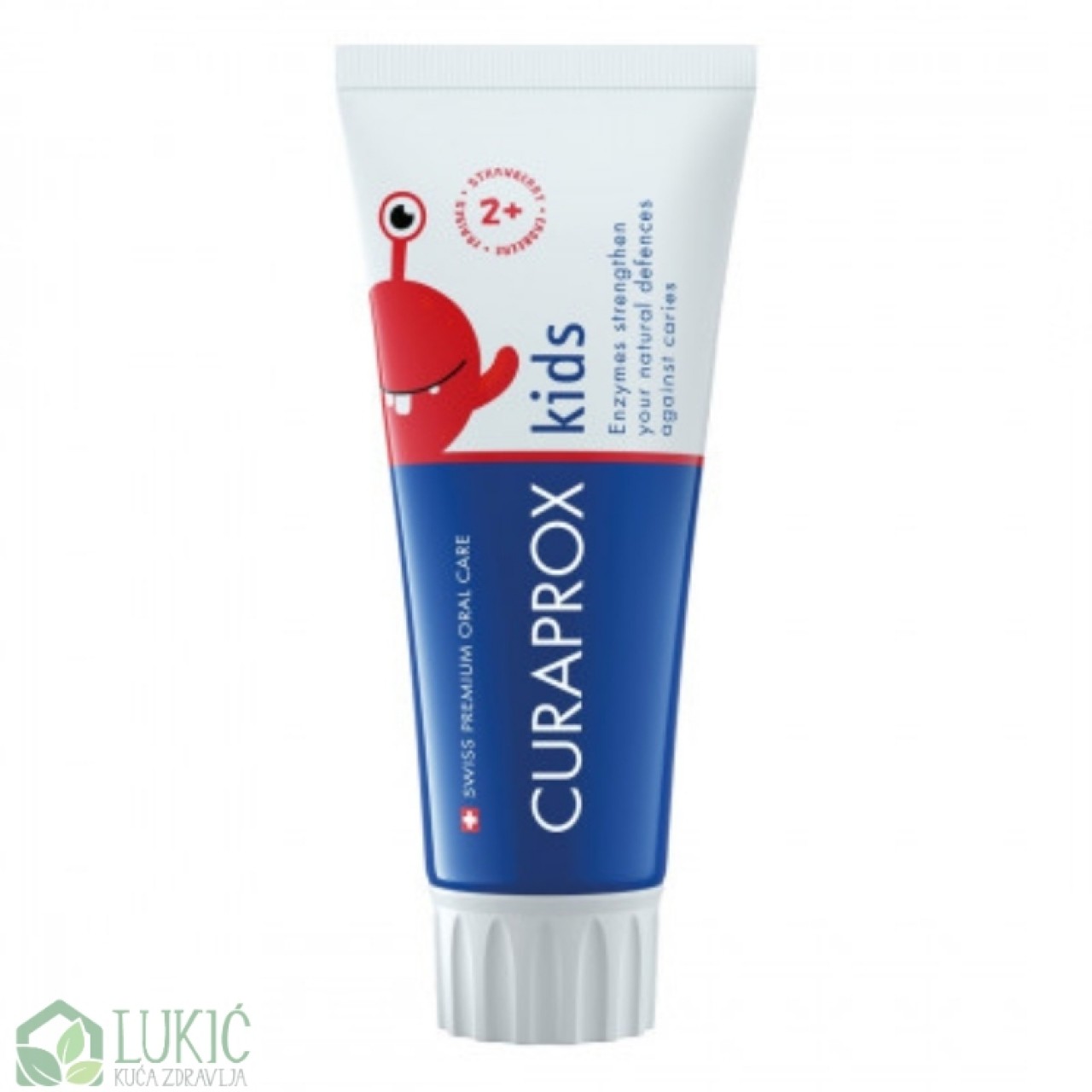 Curaprox Kids pasta za zube - Jagoda, 950 ppm fluorida, 60 ml | Apoteka ...