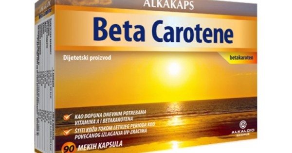 ALKAKAPS BETA CAROTENE - Prirodna zaštita kože i vida | Apoteka Lukić