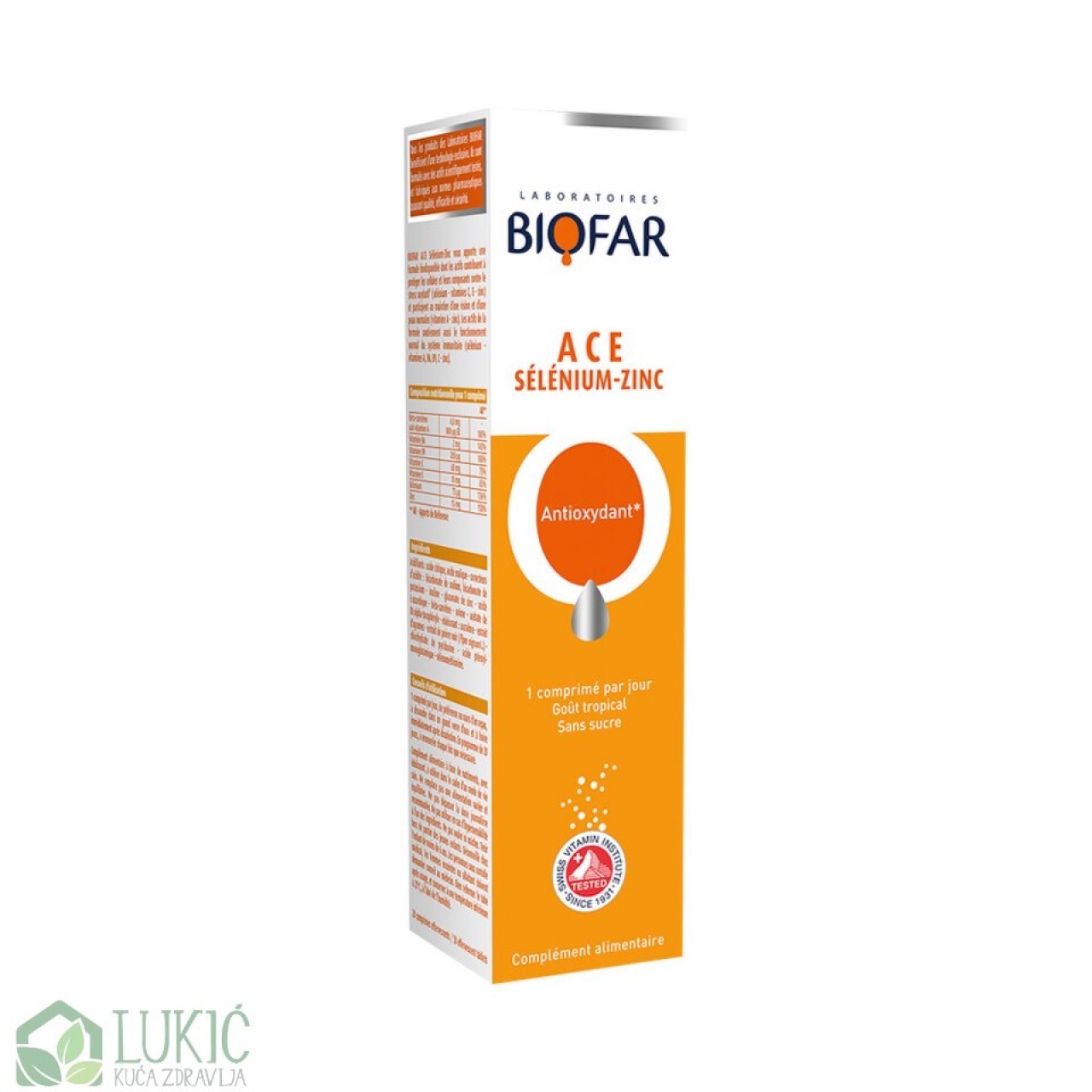 Biofar ACE Selen Cink - 20 šumećih tableta | Apoteka Lukić